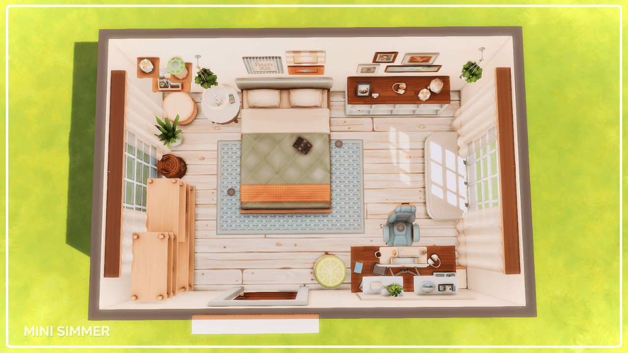 Malayah Bedroom - No CC - Gallery - The Sims 4 Rooms / Lots - CurseForge