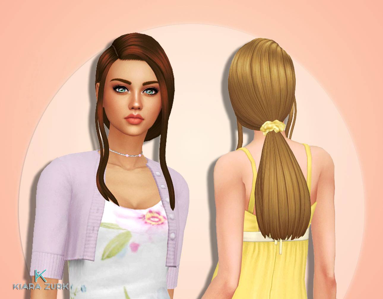 Jade Ponytail - The Sims 4 Create a Sim - CurseForge