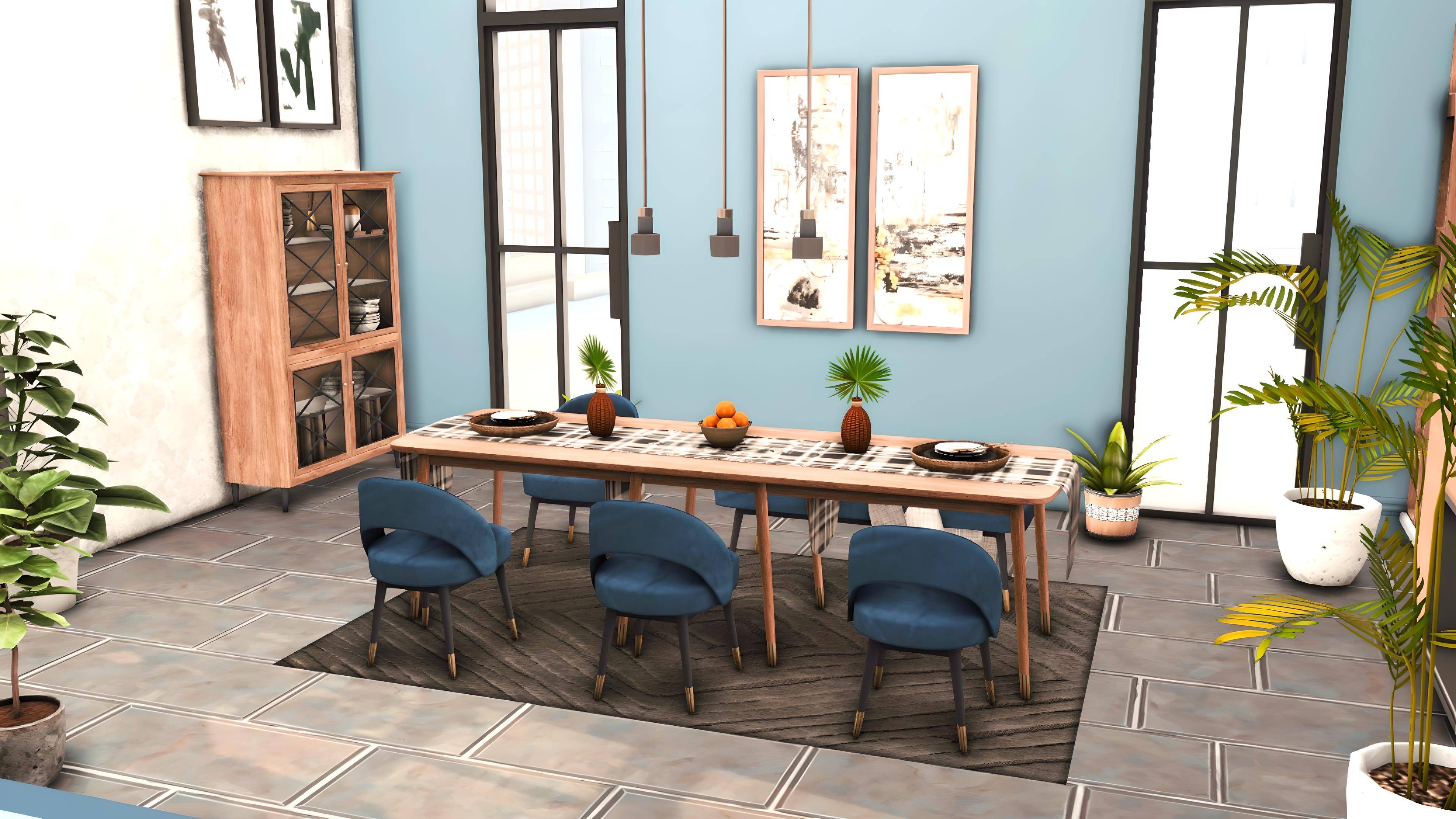 Creya Dining Room - Gallery - The Sims 4 Rooms / Lots - CurseForge