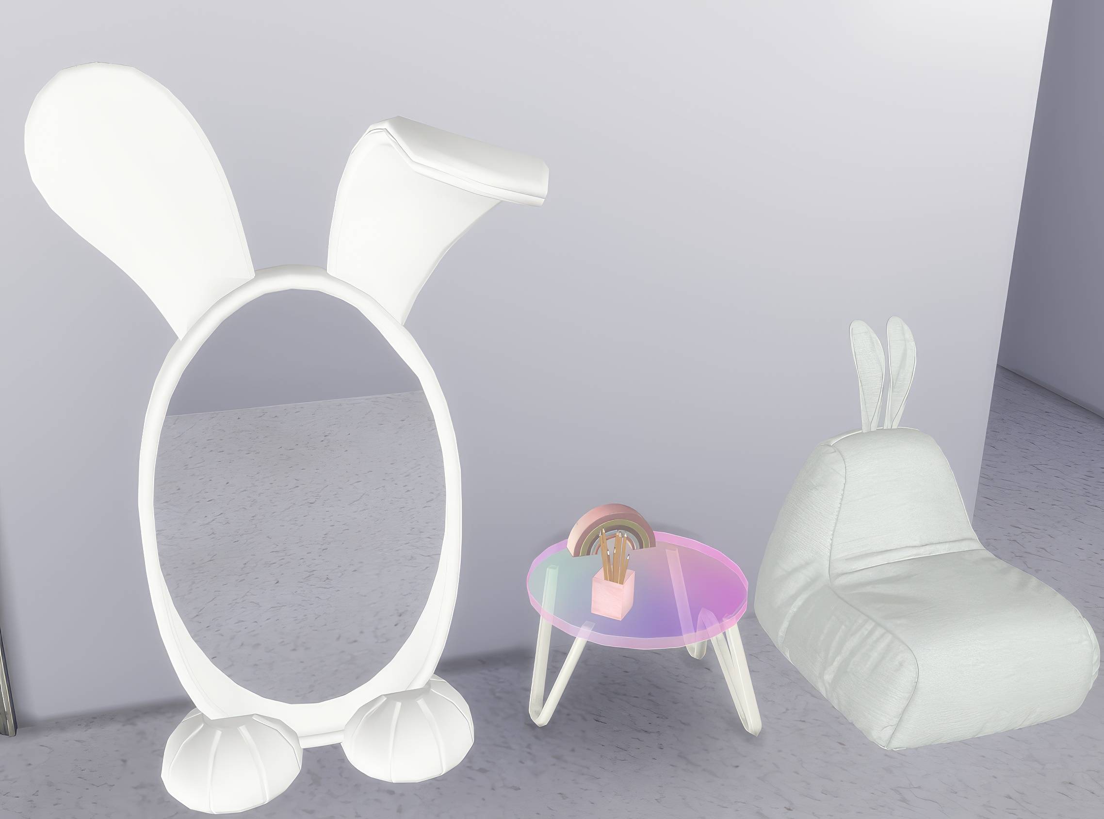 Cute Bunny mirror - The Sims 4 Build / Buy - CurseForge
