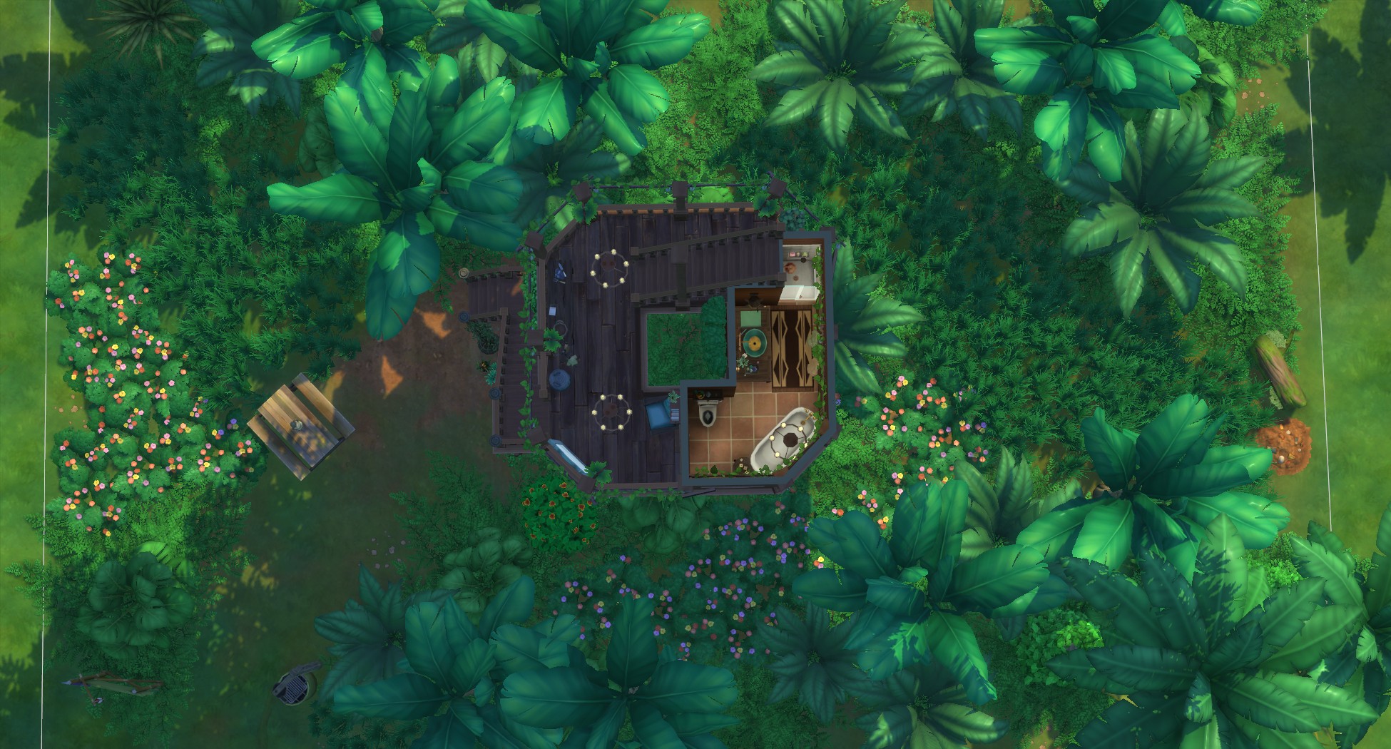 Treehouse | Jungle Adventure + Blooming Rooms | No CC - The Sims 4 ...
