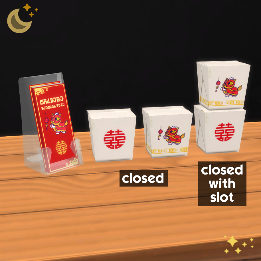 Chinese Restaurant : Food Items - Gallery - The Sims 4 Build / Buy ...