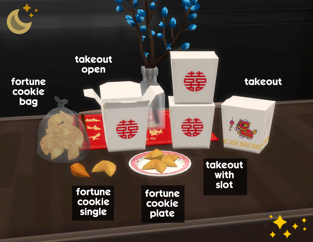 Chinese Restaurant : Food Items - Gallery - The Sims 4 Build / Buy ...