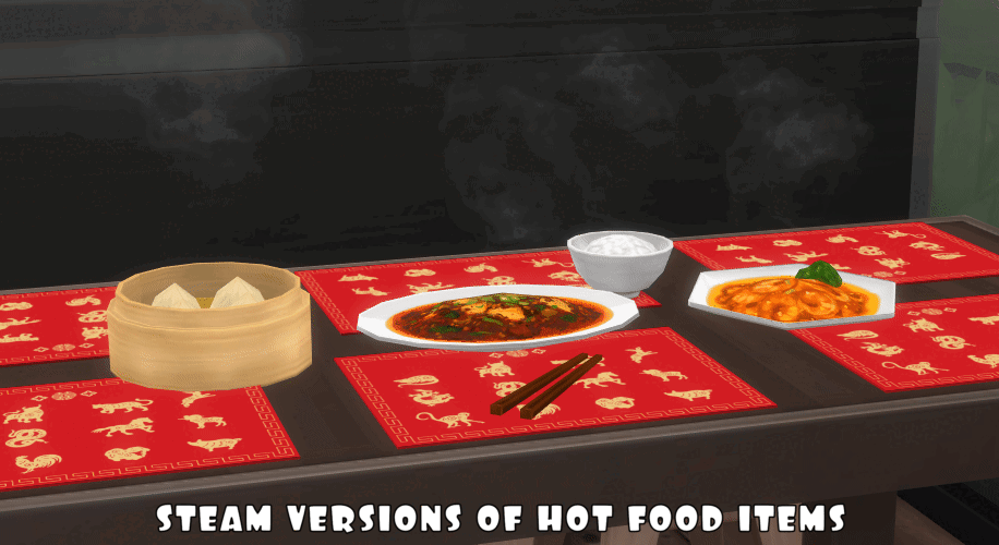 Chinese Restaurant : Food Items - Gallery - The Sims 4 Build / Buy ...