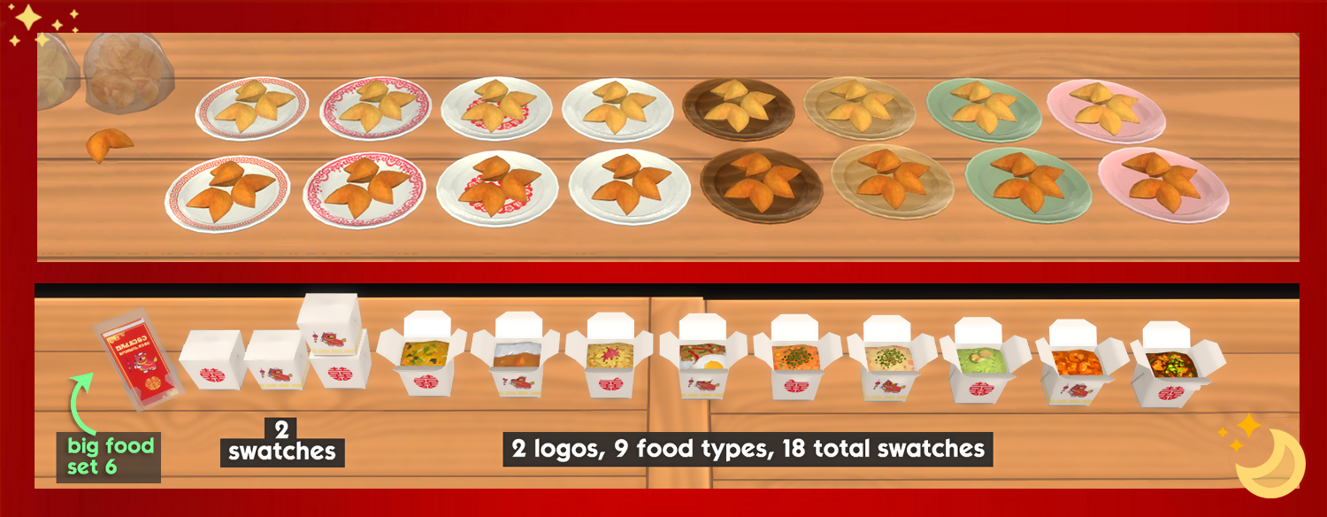 Chinese Restaurant : Food Items - Gallery - The Sims 4 Build / Buy ...