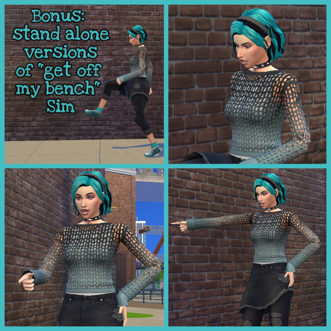Bench Talks Pose Pack - Gallery - The Sims 4 Mods - CurseForge