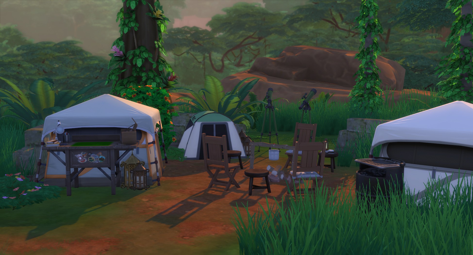 Park with camping | Jungle Adventure | No CC - The Sims 4 Rooms / Lots ...
