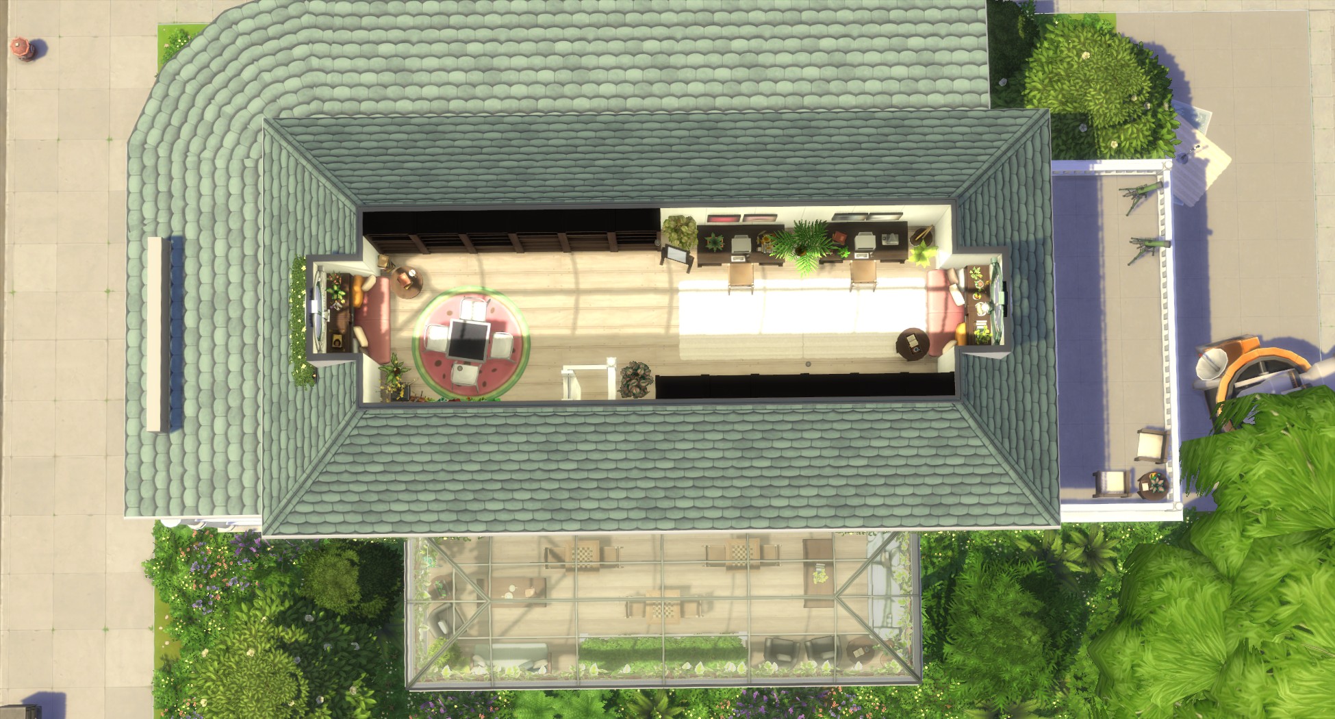 Willow Creek Library | Book Nook + Blooming Rooms | No CC - The Sims 4 ...