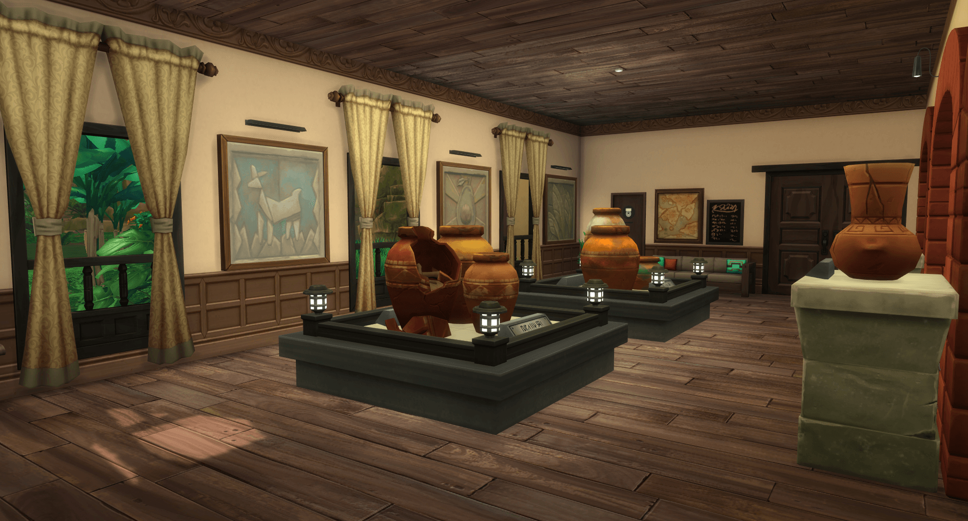 Museum of Archaeology | Jungle Adventure | No CC - The Sims 4 Rooms ...
