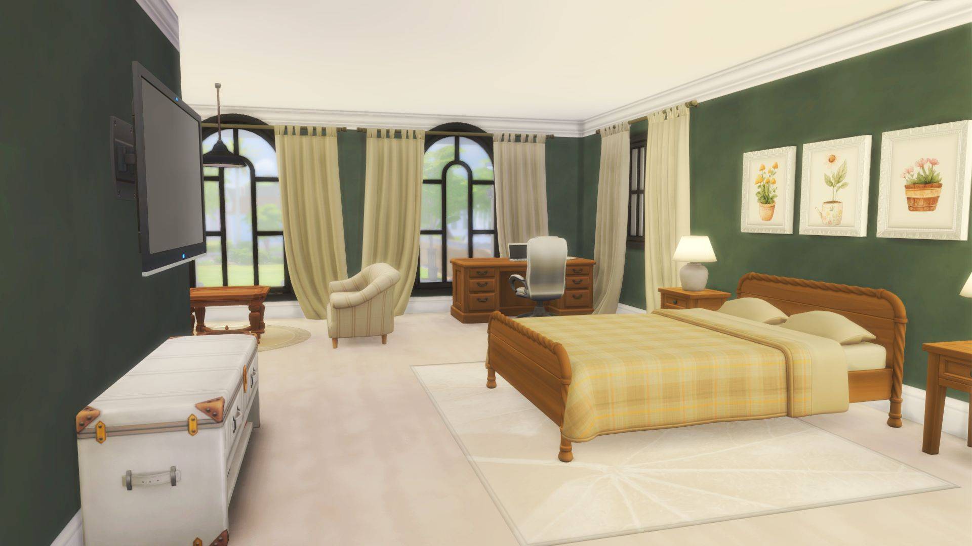 Modern Farmhouse - Master Bedroom - The Sims 4 Rooms / Lots - CurseForge