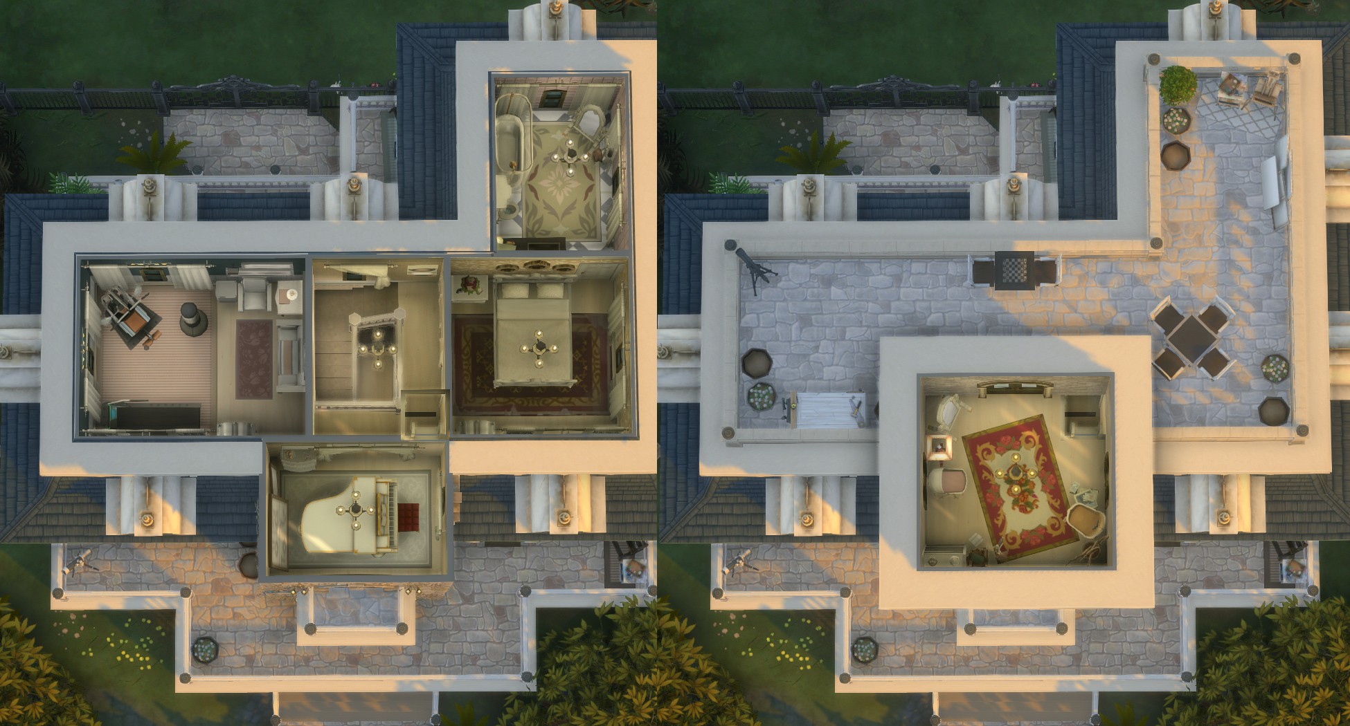 Sunbathed Victorian Manor | Vampires | No CC - The Sims 4 Rooms / Lots ...