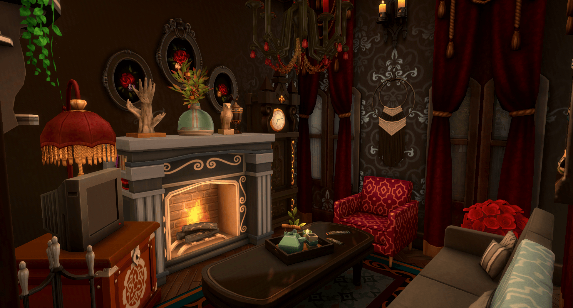 Haunted Victorian | Vampires + Paranormal* | No CC - The Sims 4 Rooms ...