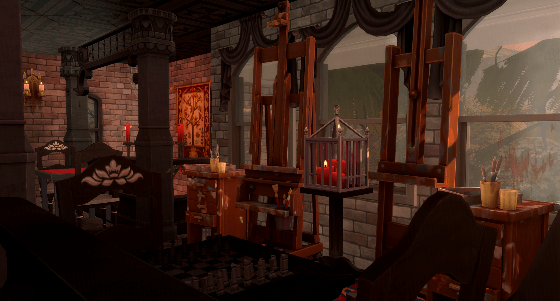 Blood Moon Church | Vampires* | No CC - The Sims 4 Rooms / Lots ...