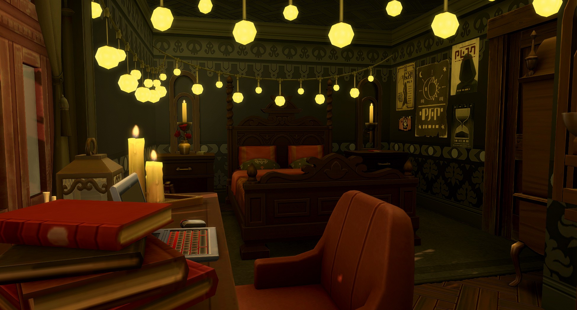 Old Family Manor | Life and Death* | No CC - The Sims 4 Rooms / Lots ...