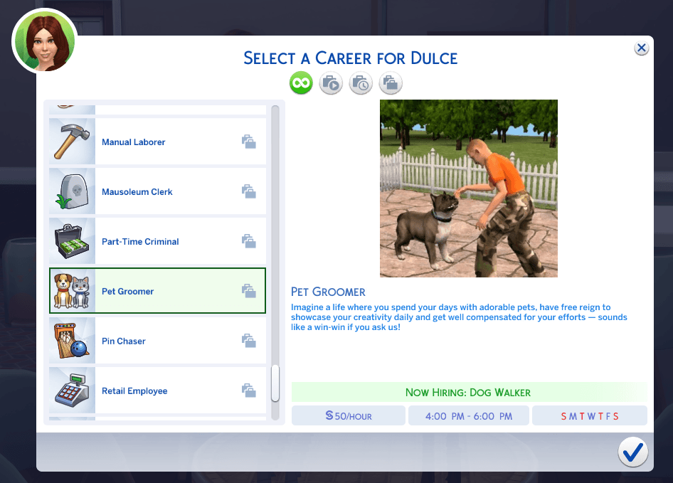 Pet Groomer Part Time Career The Sims 4 Mods Curseforge