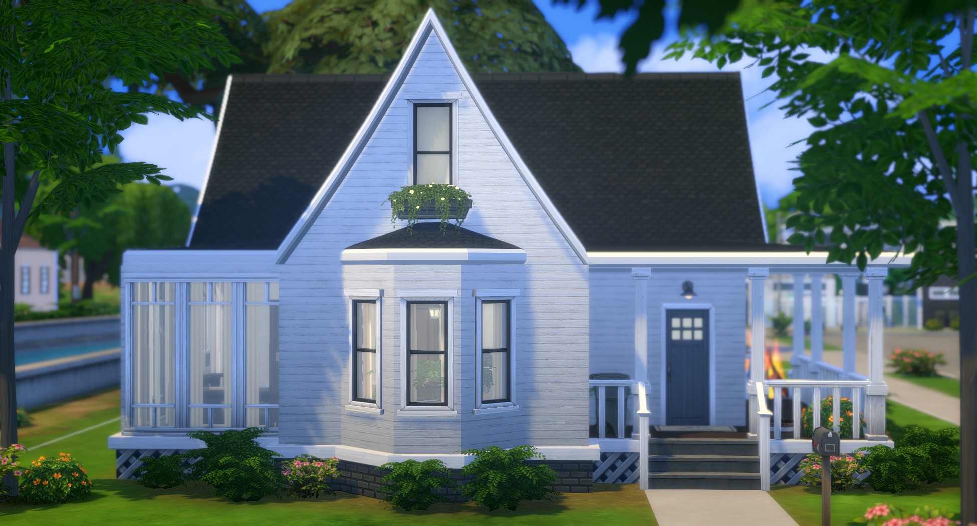 Starter Modern Farmhouse | Base Game* | No CC - The Sims 4 Rooms / Lots ...