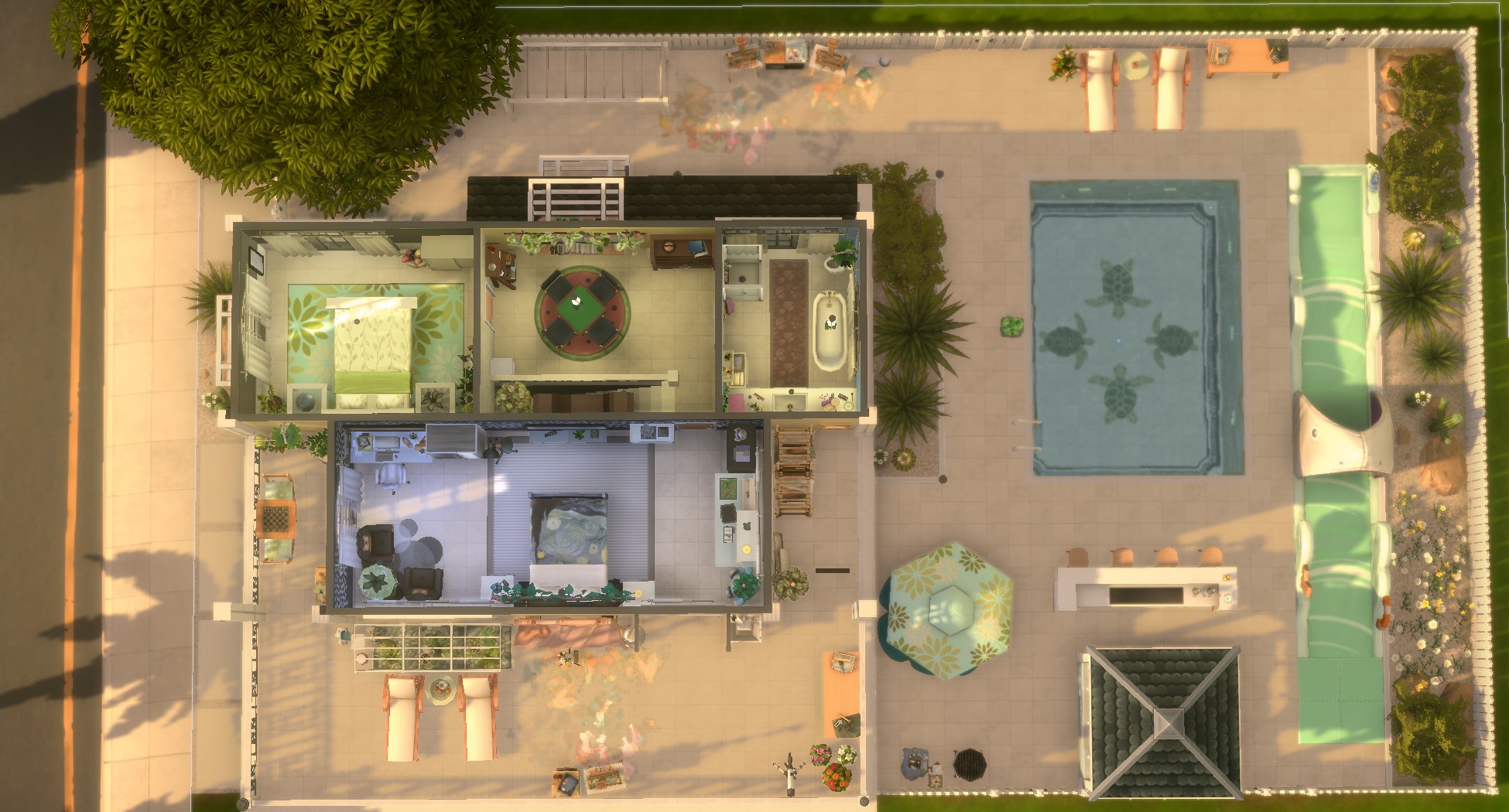 Artist "Golden Hour" Home | 3 Packs* | No CC - The Sims 4 Rooms / Lots ...