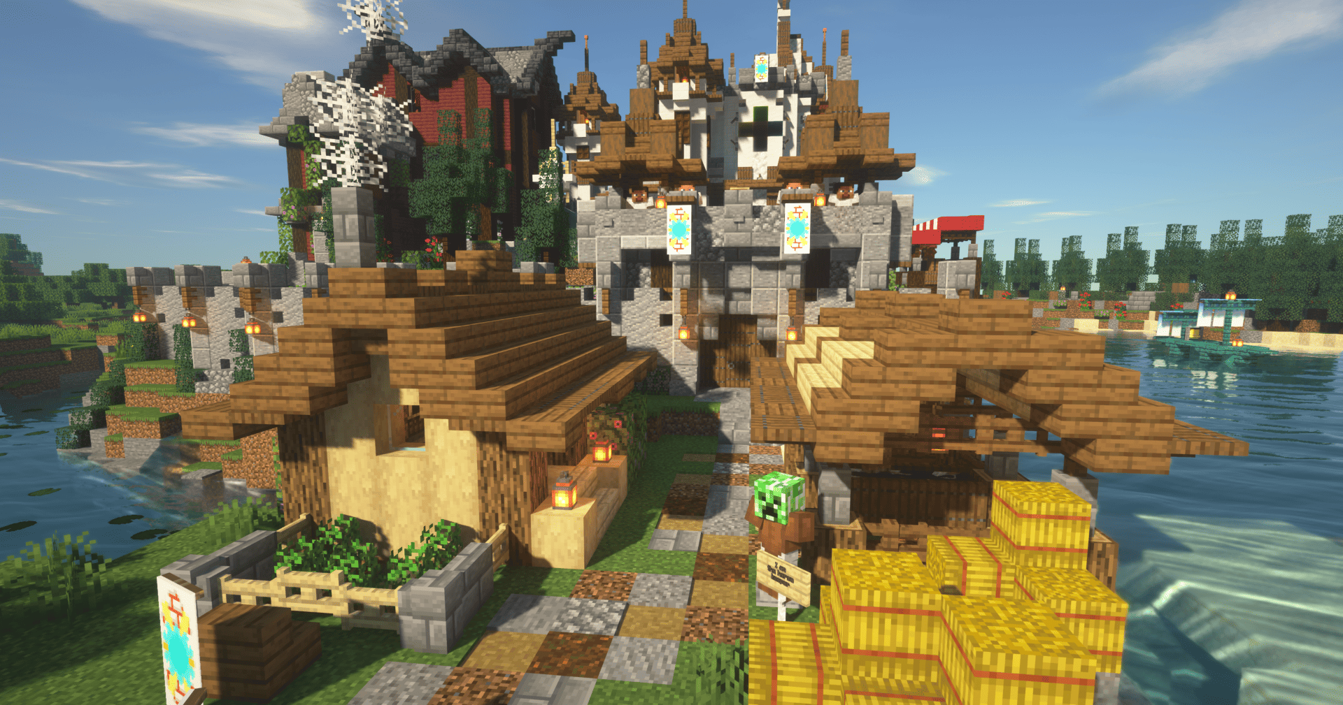 Medieval Port City - Gallery - Minecraft Worlds - CurseForge