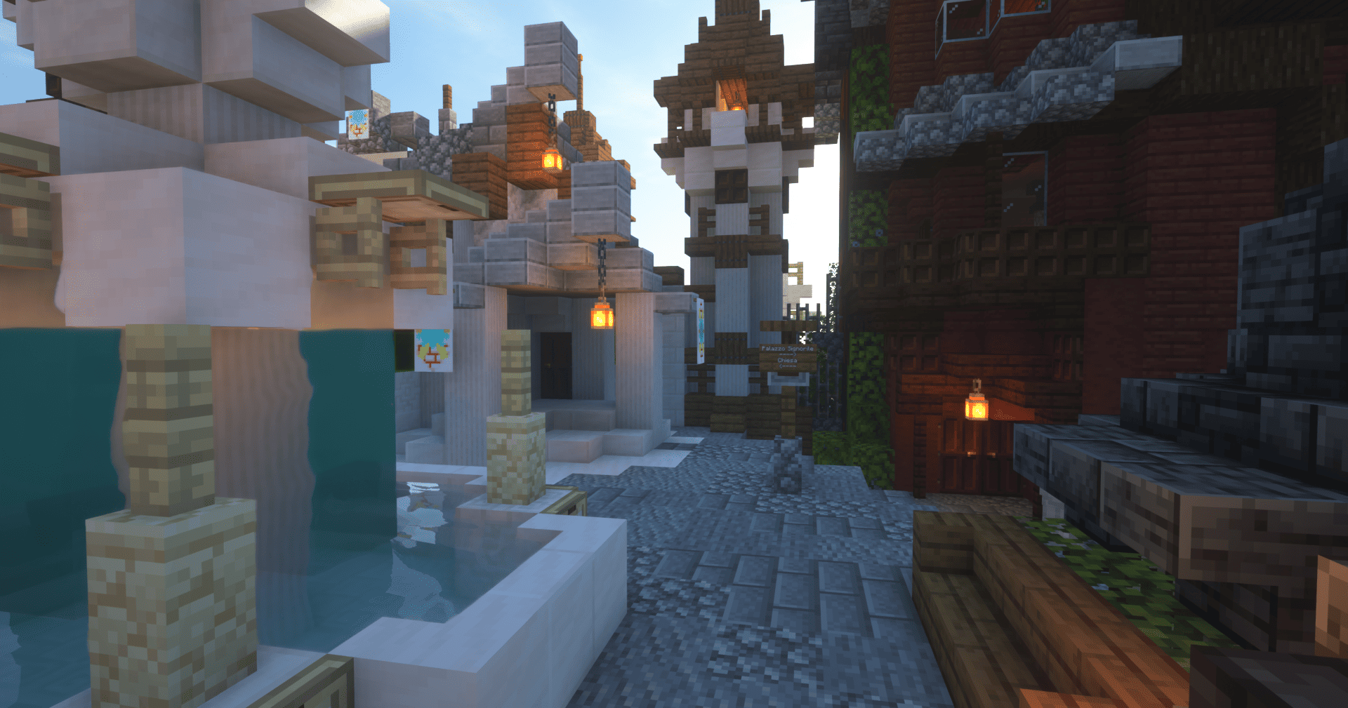 Medieval Port City - Gallery - Minecraft Worlds - CurseForge
