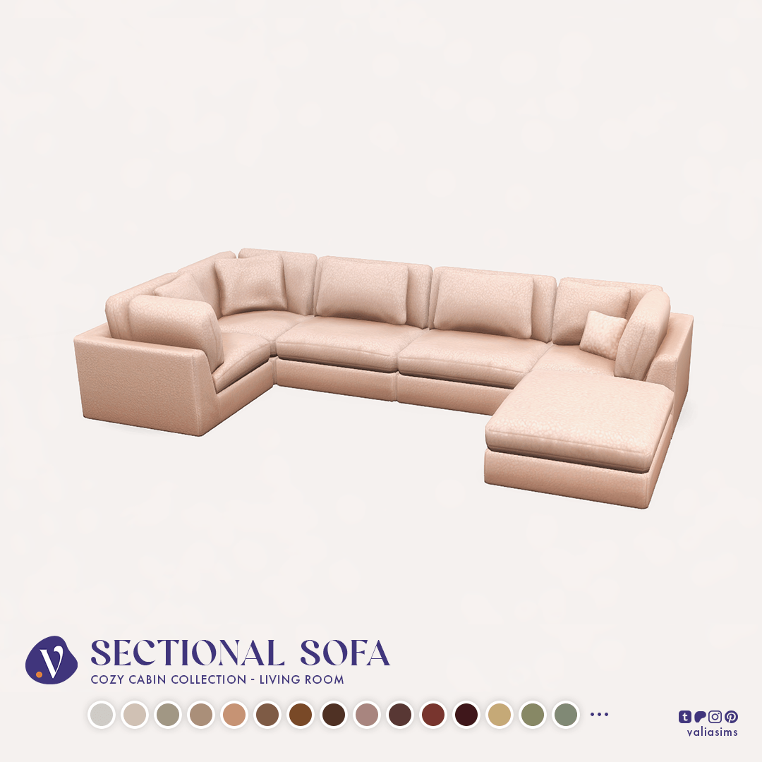 Cozy Cabin Collection - Living Room - Gallery - The Sims 4 Build / Buy ...