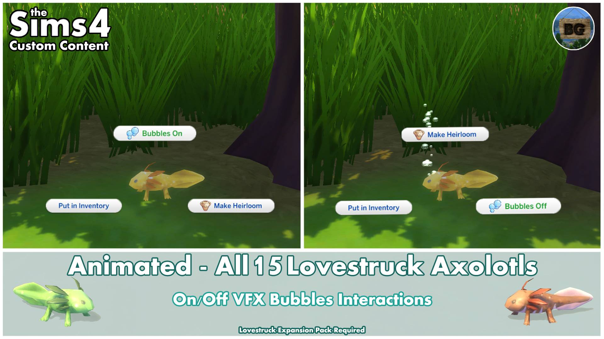 Animated Axolotl ~ Animal ~ Pet - Gallery - The Sims 4 Build / Buy ...