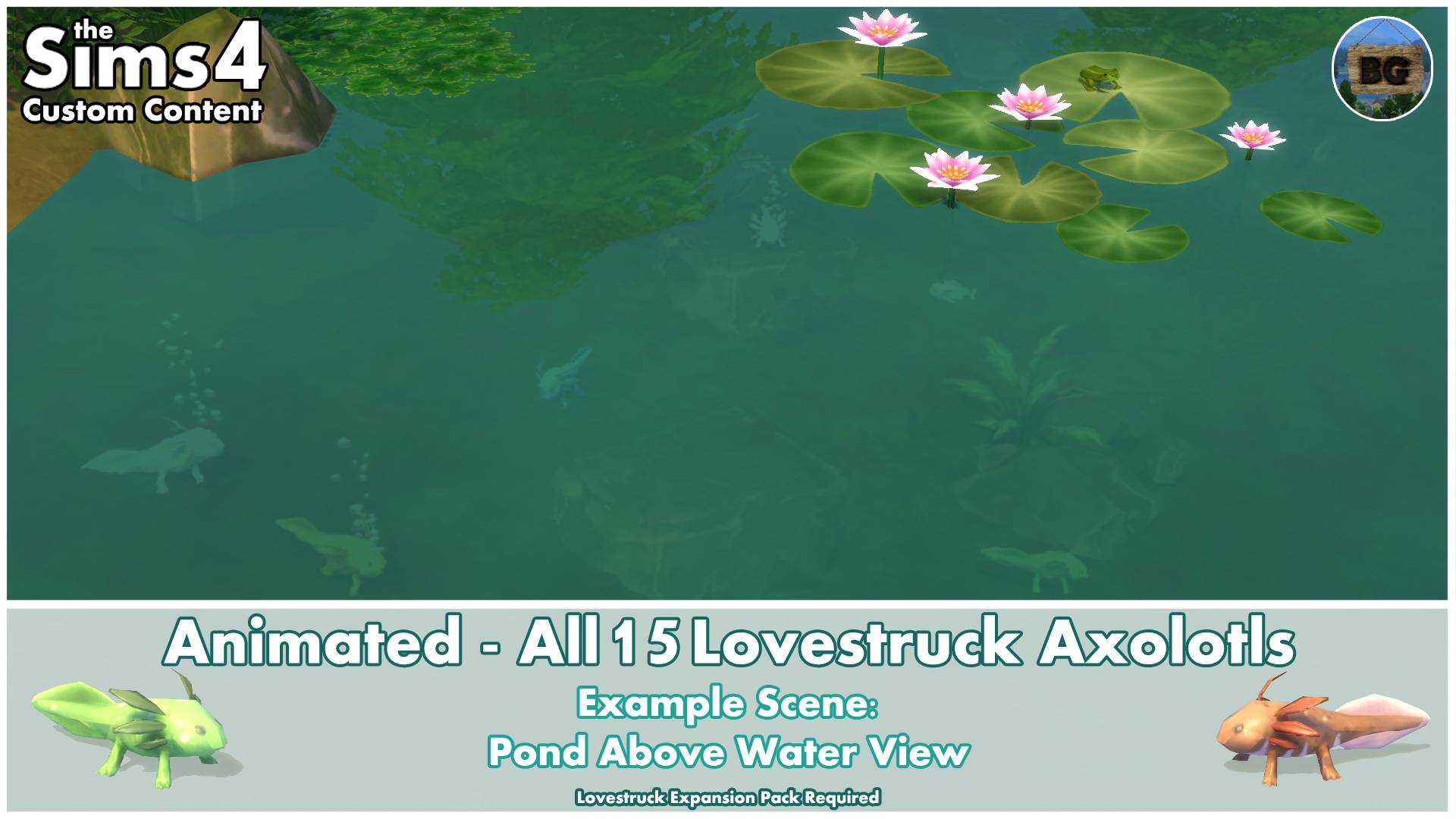 Animated Axolotl ~ Animal ~ Pet - Gallery - The Sims 4 Build / Buy ...