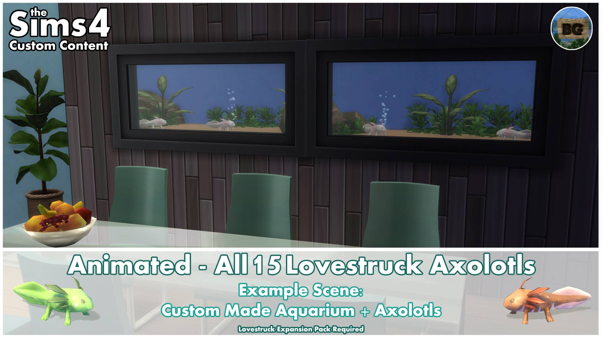 Animated Axolotl ~ Animal ~ Pet - The Sims 4 Build / Buy - CurseForge