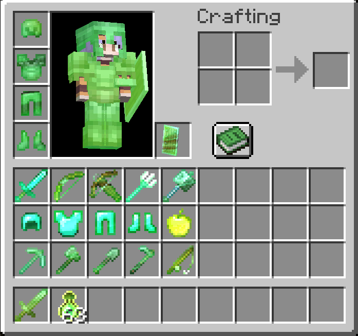 Cyan XP Bar and Enchantment Glint - Gallery - Minecraft Resource Packs ...