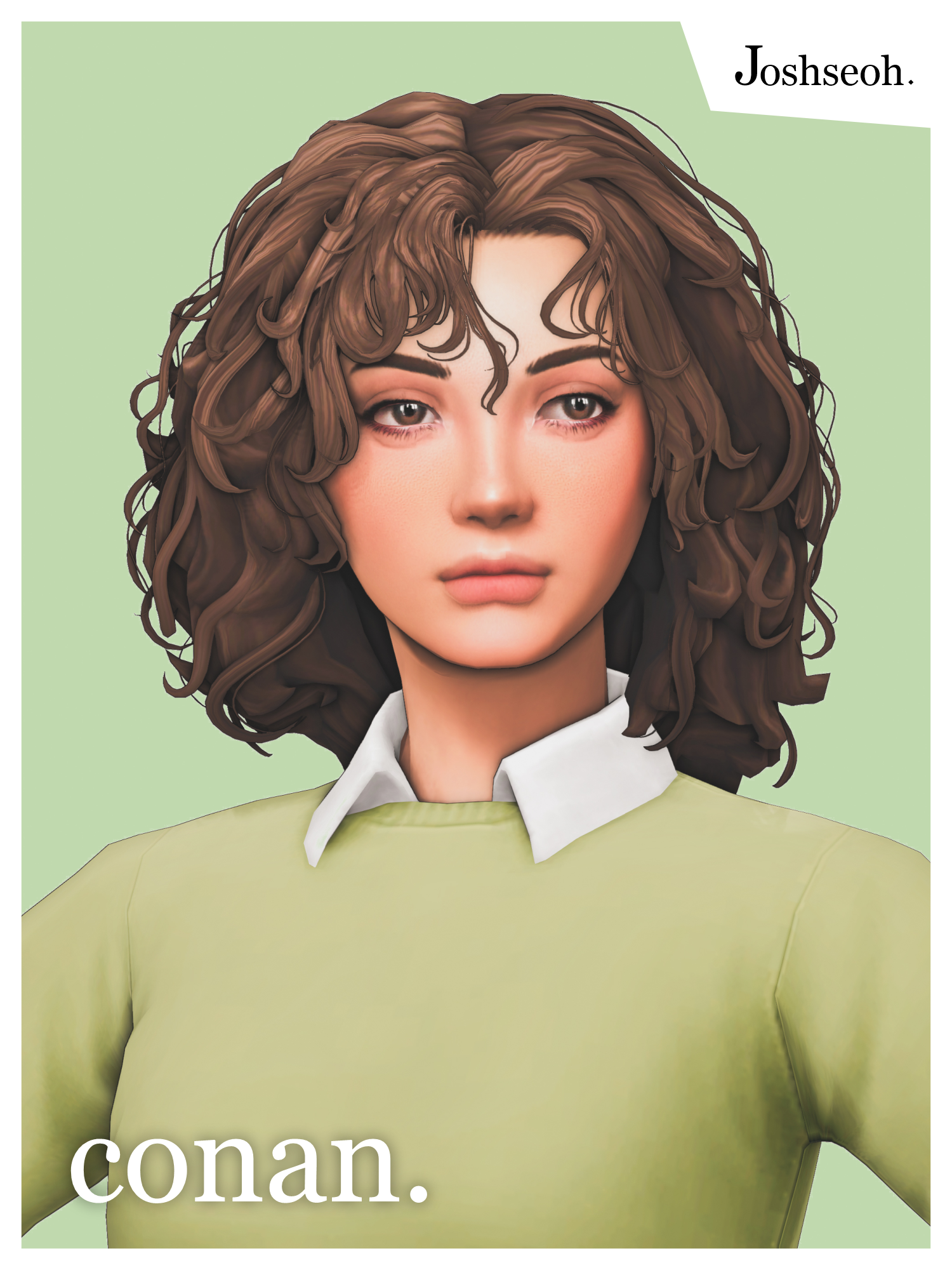 Conan Hair V2 - Gallery - The Sims 4 Create a Sim - CurseForge