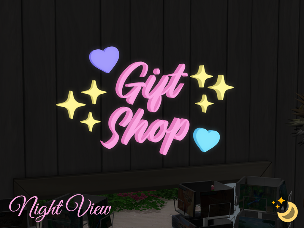 Gift Shop Neons - Gallery - The Sims 4 Build / Buy - CurseForge