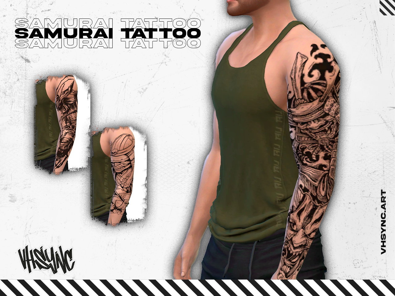 [VHSync] Samurai Tattoo - The Sims 4 Create a Sim - CurseForge
