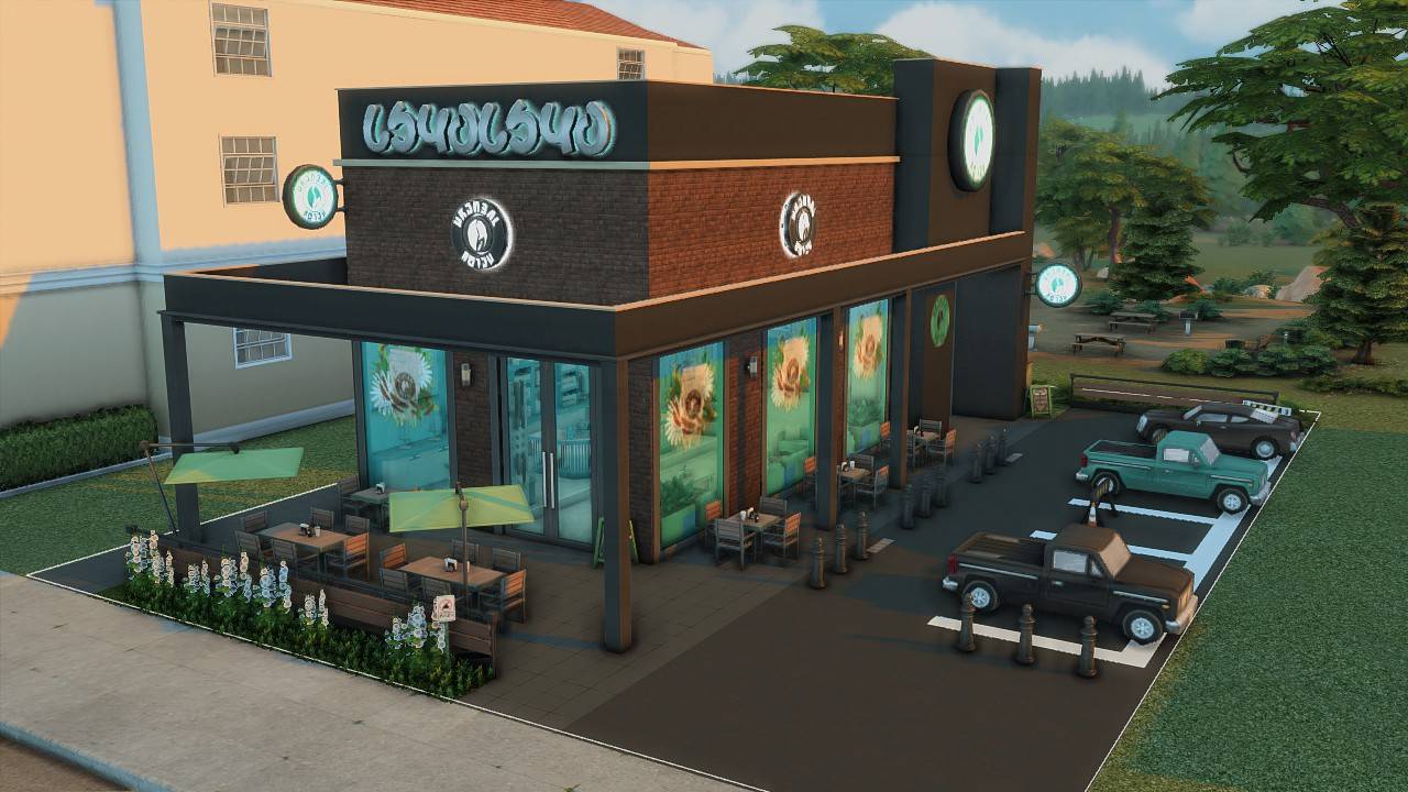 Starbucksim By Gatamol - Gallery - The Sims 4 Rooms / Lots - CurseForge