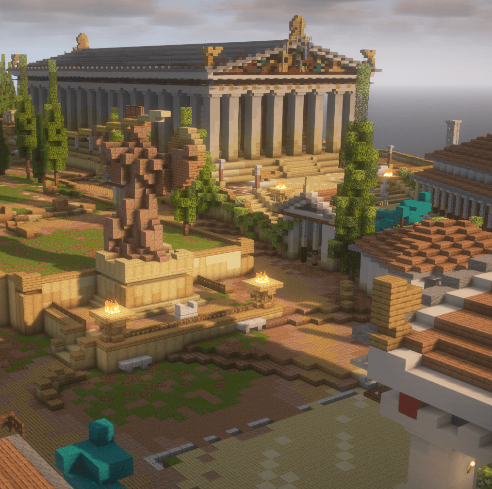 Acropolis of Athens | World Wonders Series | Greek City | - Gallery - Minecraft Worlds - CurseForge