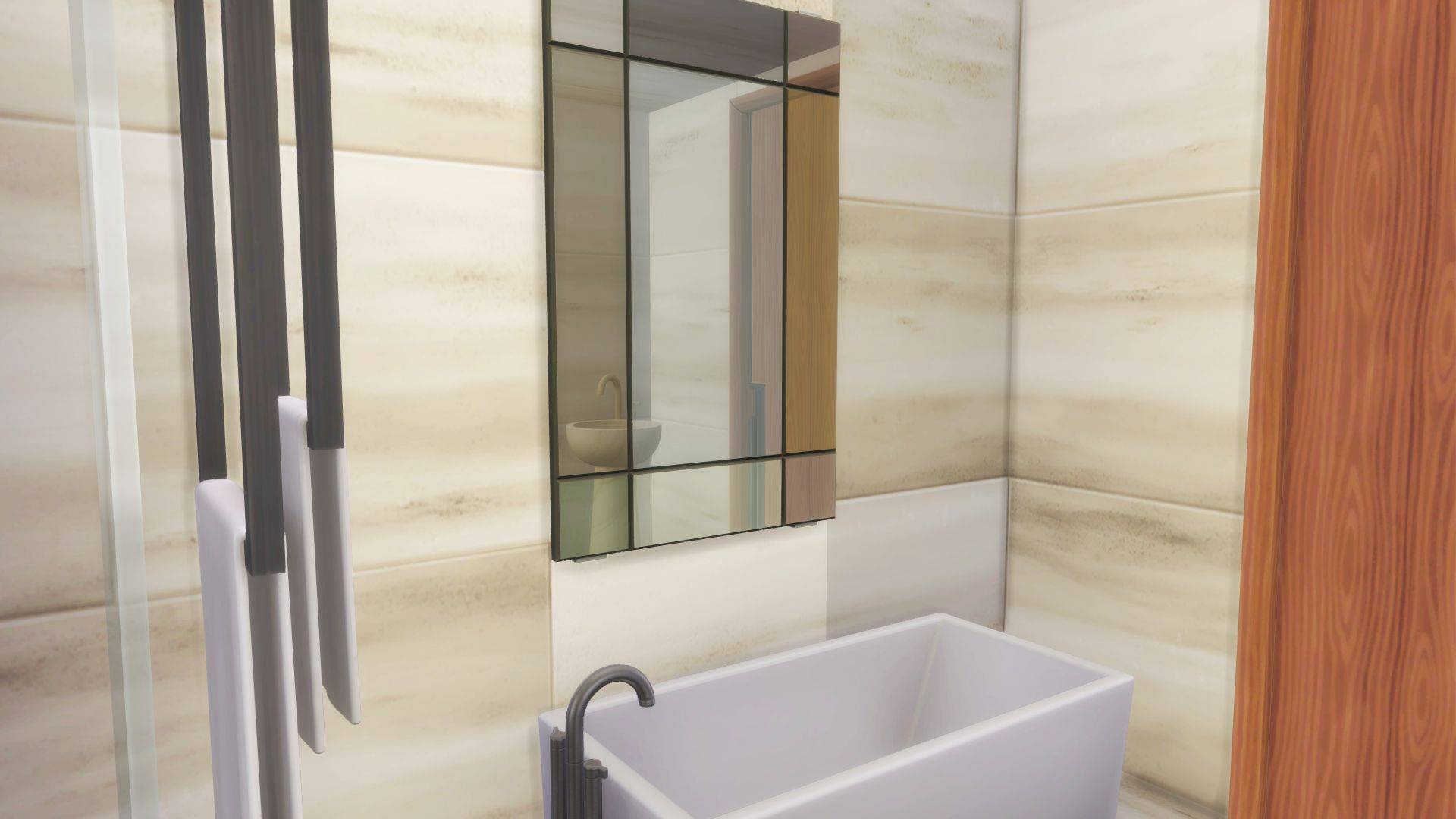 Compact Contemporary - Bathroom - Gallery - The Sims 4 Rooms / Lots ...