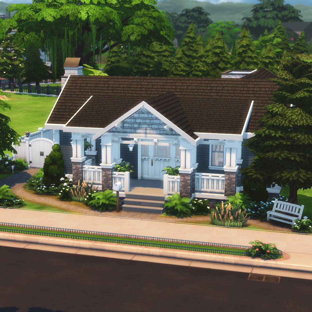 Comfy Craftsman - Unfurnished - Gallery - The Sims 4 Rooms / Lots ...