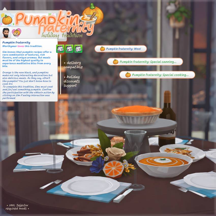'Pumpkin fraternity' HOLIDAY TRADITION - Gallery - The Sims 4 Mods ...