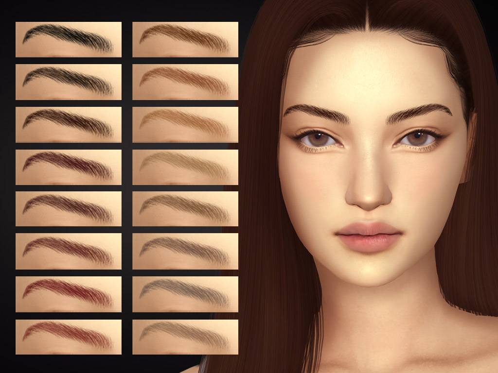 Anette Eyebrows - The Sims 4 Create a Sim - CurseForge