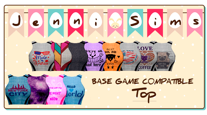 Tube Top Pack Outfit - Gallery - The Sims 4 Create a Sim - CurseForge