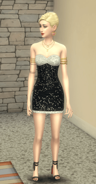 Lady in Black - Gallery - The Sims 4 Create a Sim - CurseForge
