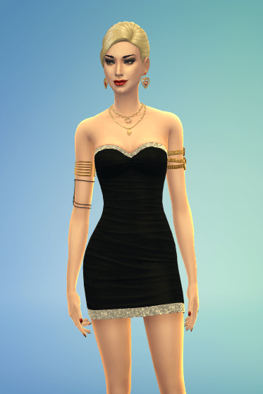 Lady in Black - Gallery - The Sims 4 Create a Sim - CurseForge