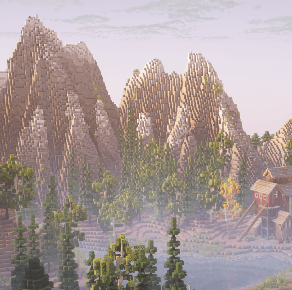 Mountain Mill | Simple Starters Series | Survival Terrain Mining Base ...