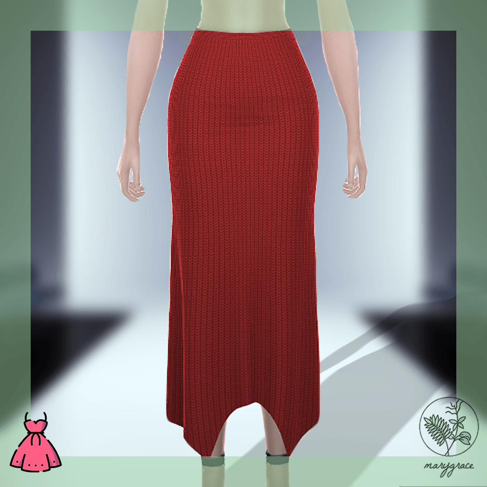 KNITTED SKIRT #105 - The Sims 4 Create a Sim - CurseForge