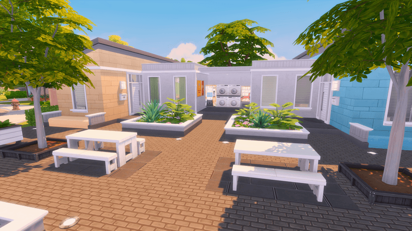 Foxbury Quad Student Tiny Homes - The Sims 4 Rooms / Lots - CurseForge