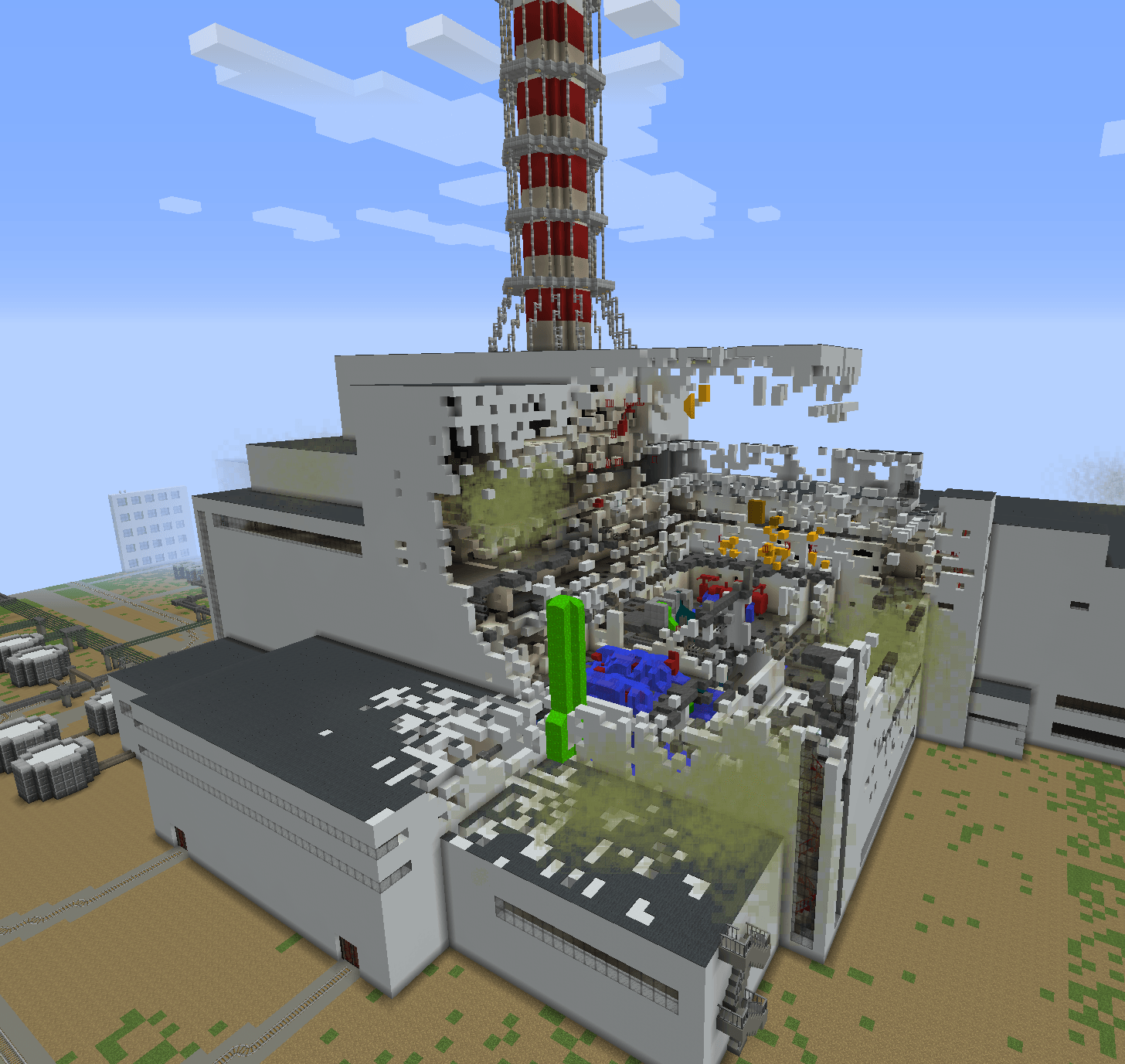 Nuclear Reactor Explosion Minecraft