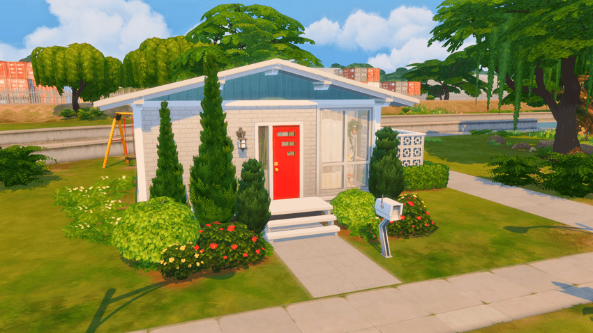 Retro Tiny Home - Gallery - The Sims 4 Rooms / Lots - CurseForge