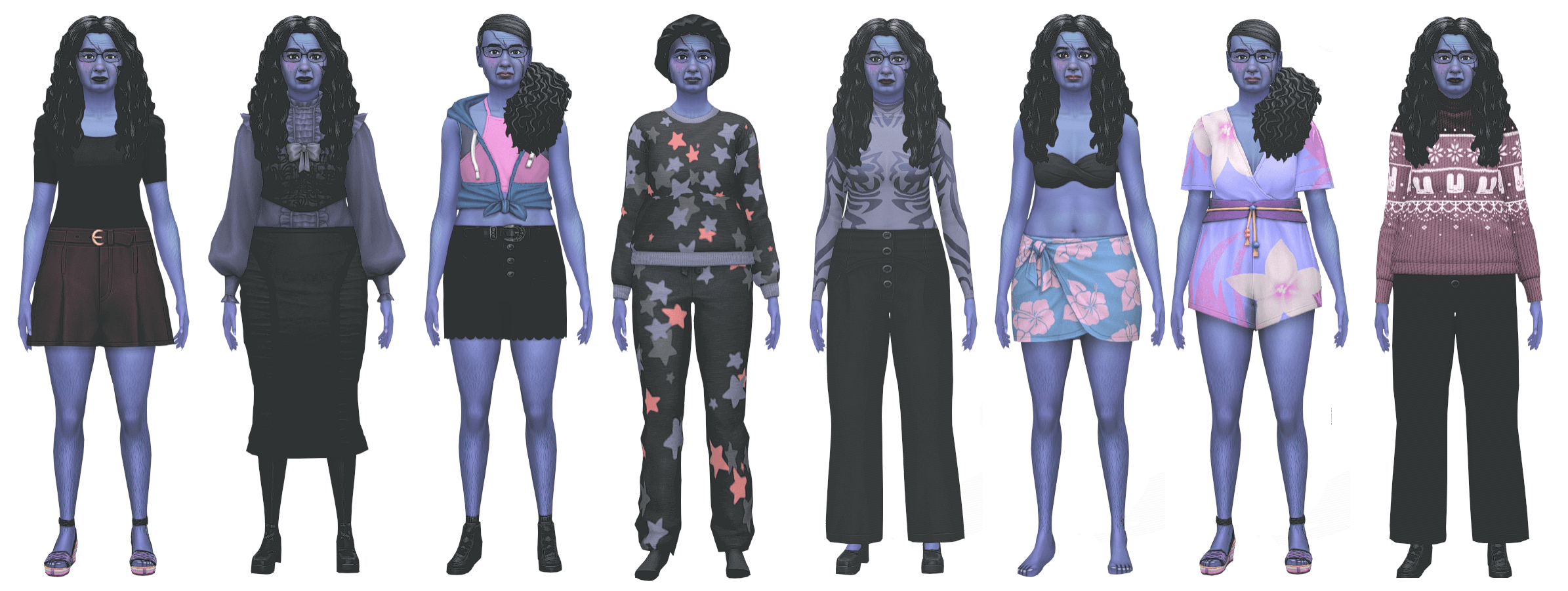 Occult Family | 4 Packs* | No CC - The Sims 4 Sims / Households ...