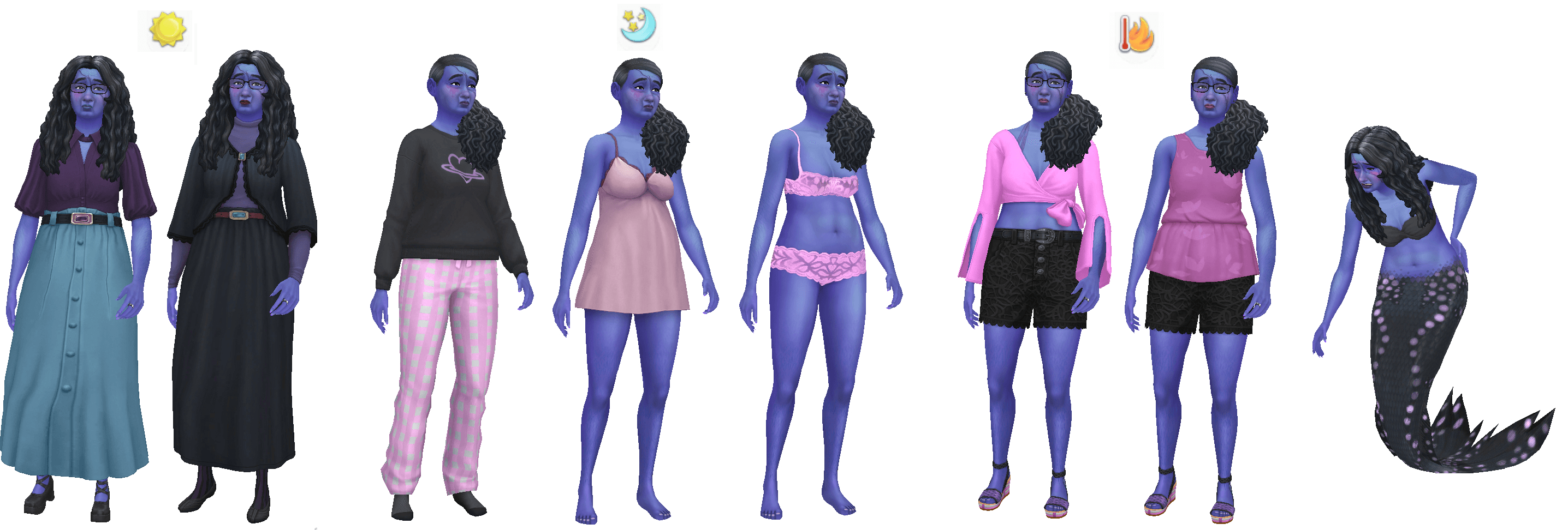 Occult Family | 4 Packs* | No CC - The Sims 4 Sims / Households ...