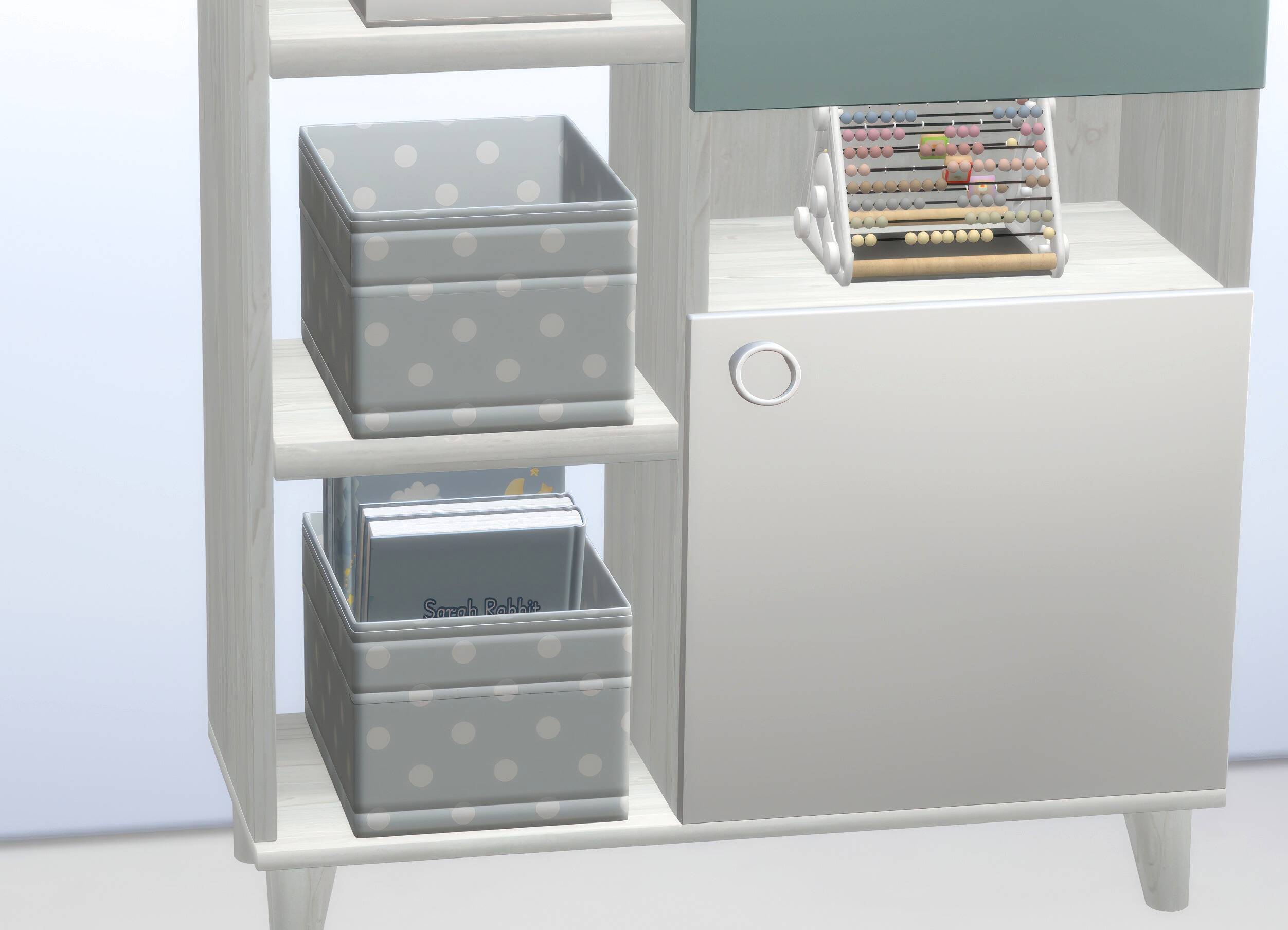 Kids basket with books Sarah rabbit - set - The Sims 4 Build / Buy ...