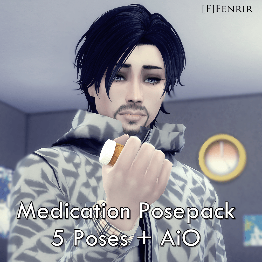 [F] Medication Posepack - Gallery - The Sims 4 Mods - CurseForge