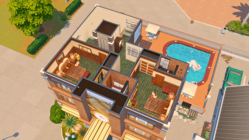 Tacky Honeymoon Hotel and Wedding Chapel - The Sims 4 Rooms / Lots ...